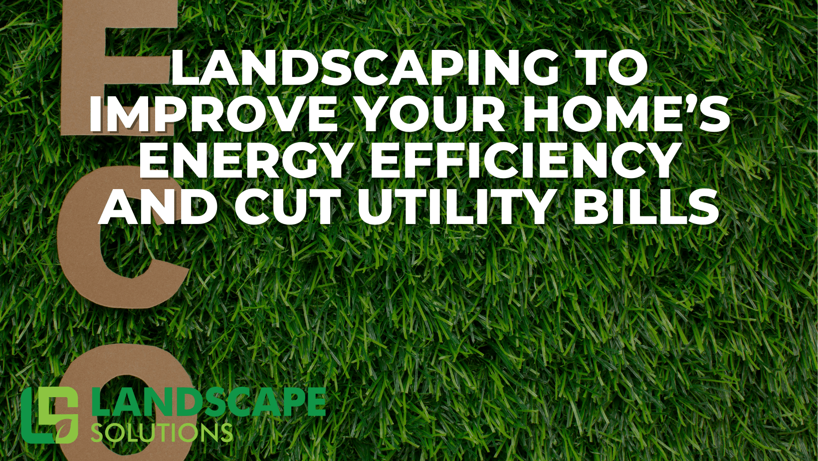 Landscaping to Improve Your Home’s Energy Efficiency - Landscape Solutions